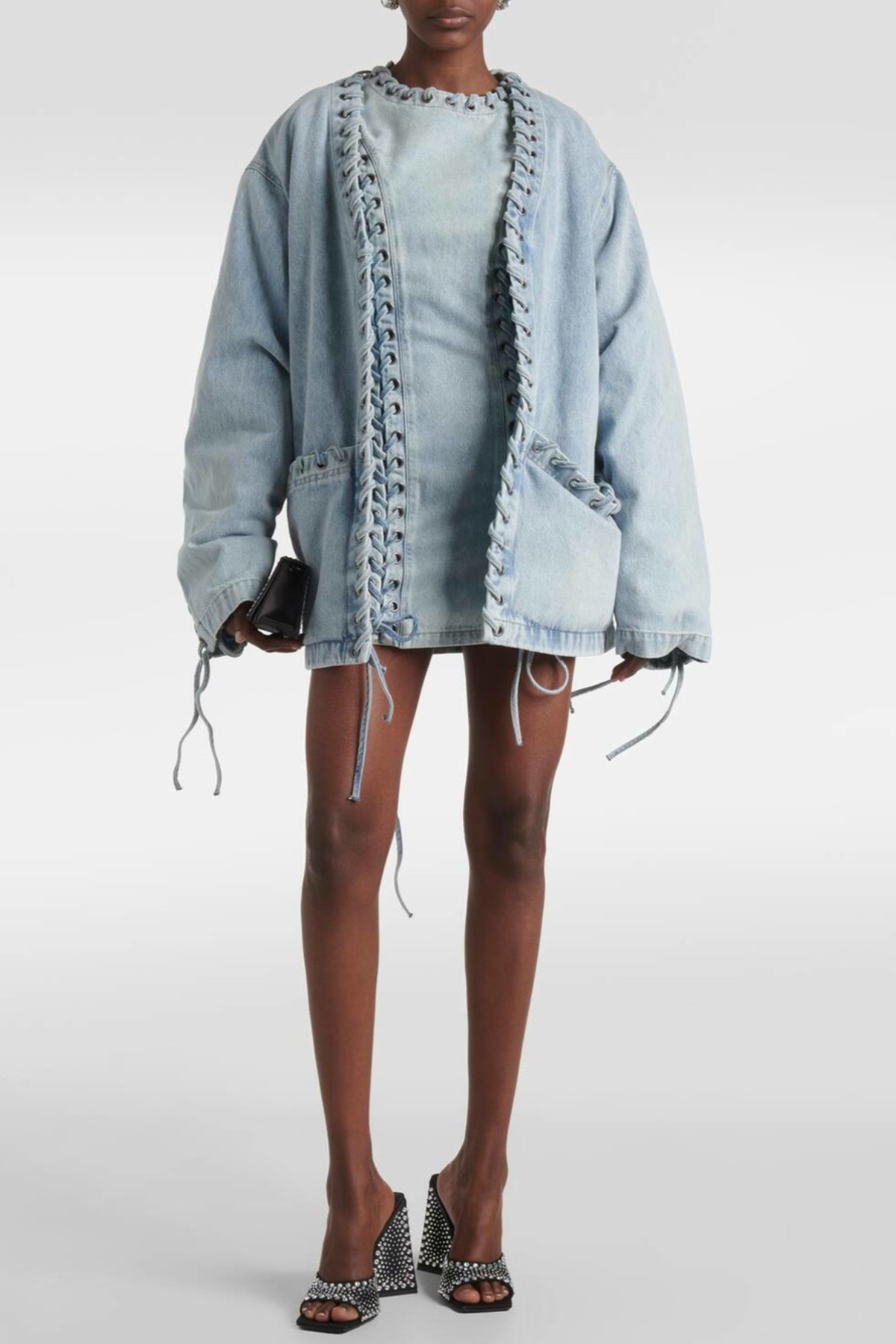 Lopa Lace Up Denim Jacket – SeenSense