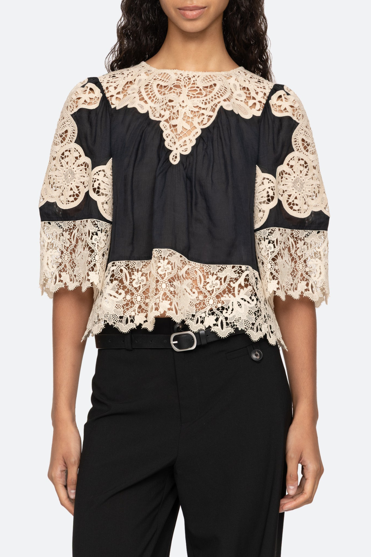Ruio Cochet Lace Top – SeenSense