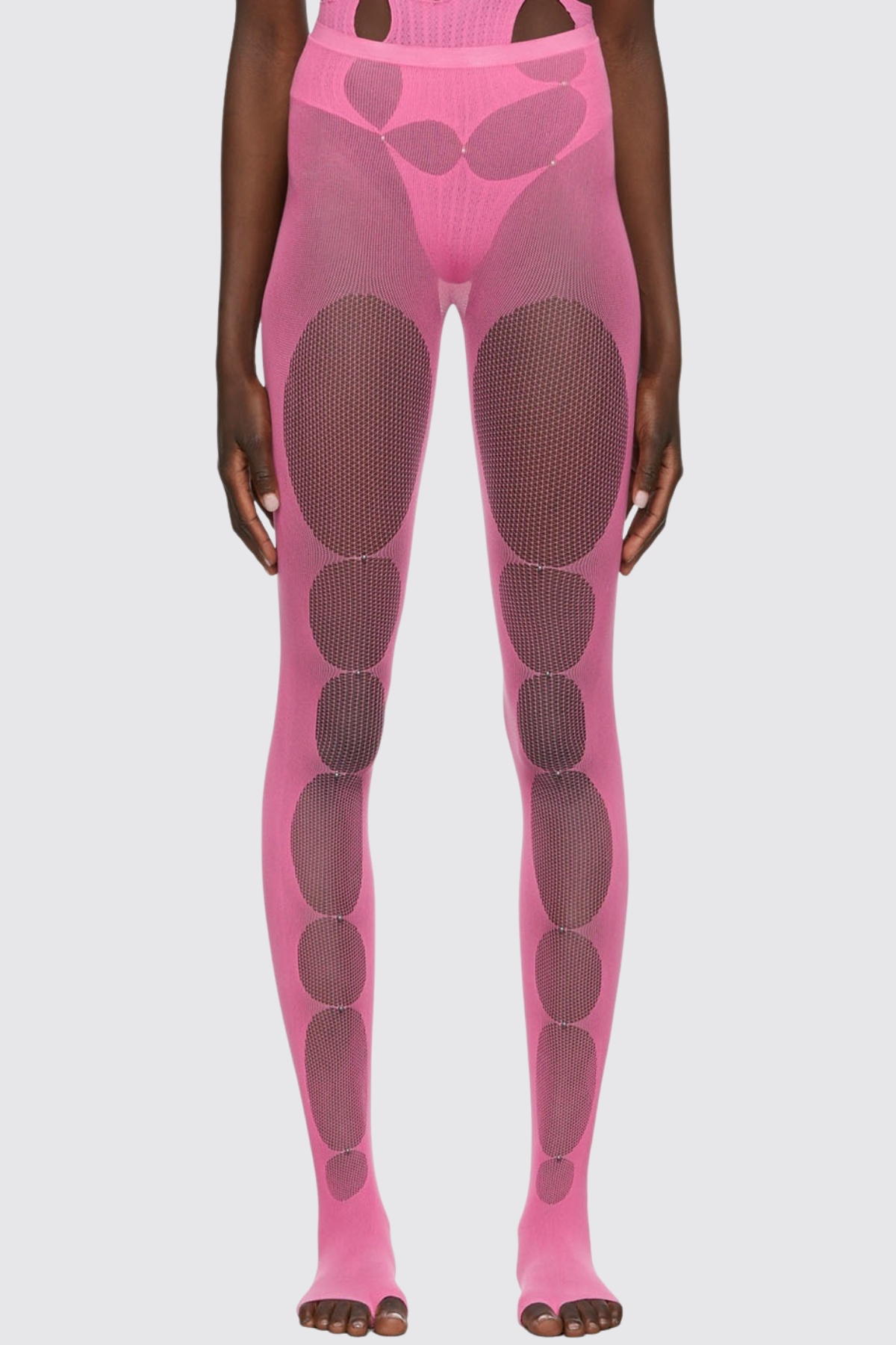 Zerlia Semi-sheer Leg Stocking - Pink – SeenSense